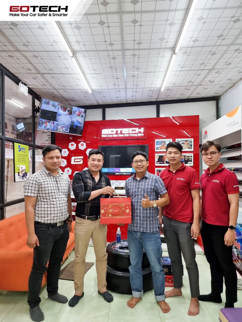 GOTECH tặng quà và chúc Tết các Đại lý chính hãng trên 63 tỉnh thành ...