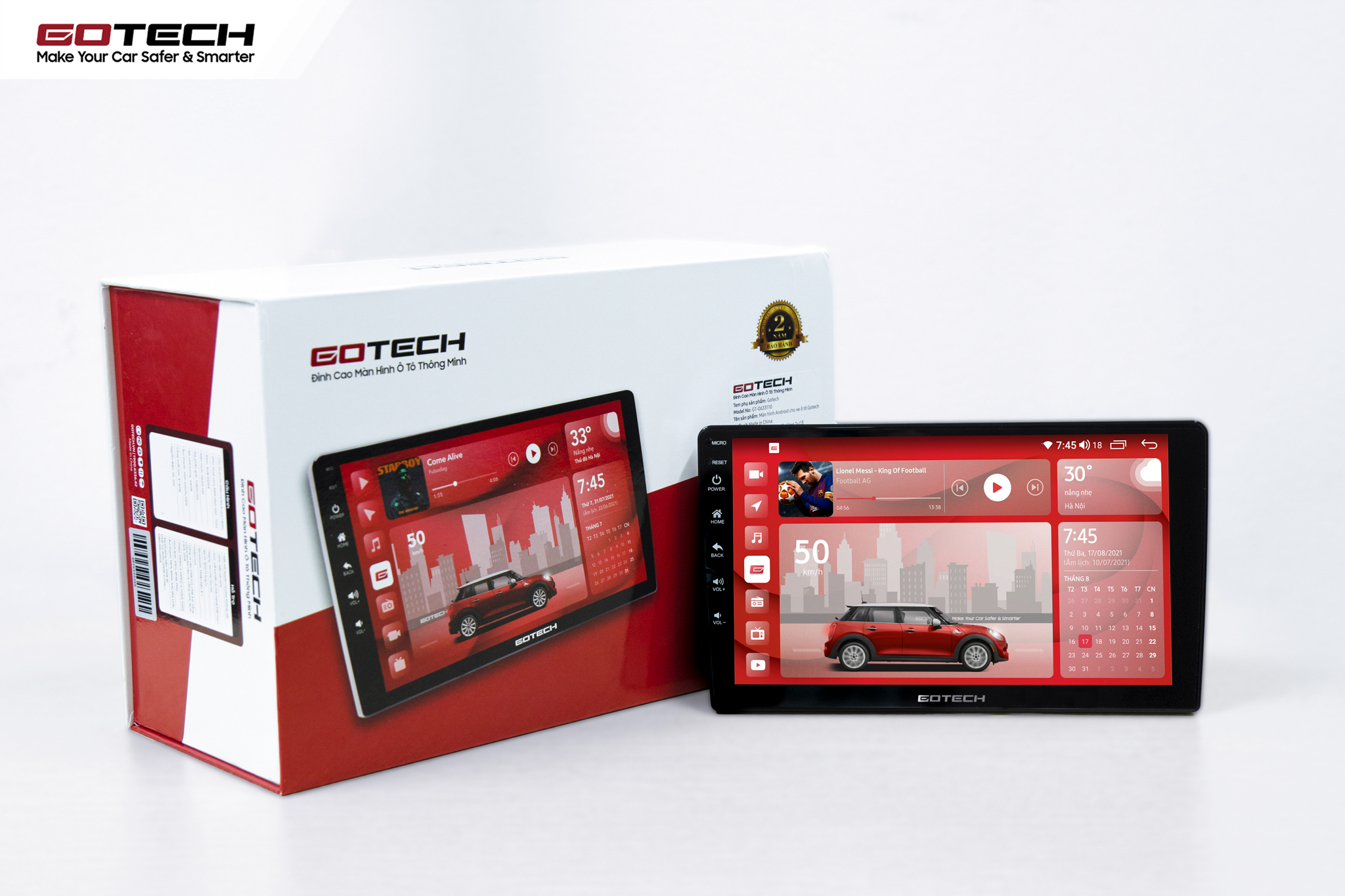 Màn Hình Android Ô tô GOTECH GT9 | ZCAR.VN - Chính Hãng