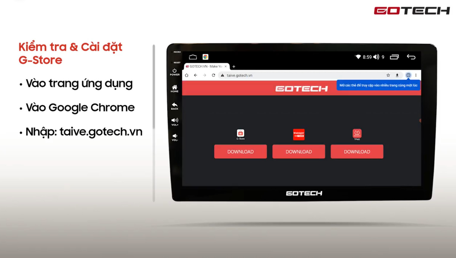 Hướng dẫn cài đặt và sử dụng GotechGPT trên màn hình ô tô thông minh Gotech - GOTECH