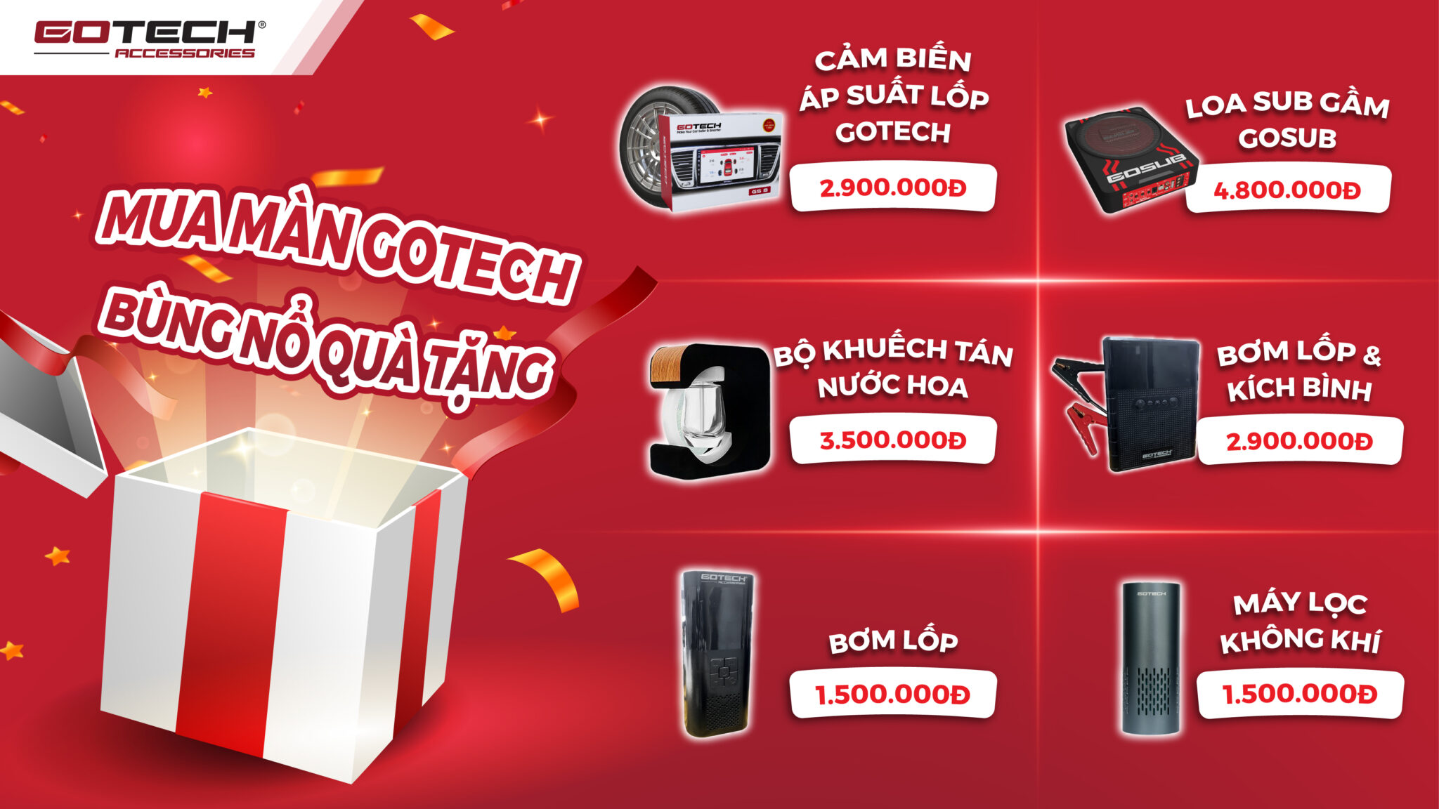 Gotech triển khai chương trình "Mua màn Gotech - Bùng nổ quà tặng" từ ...