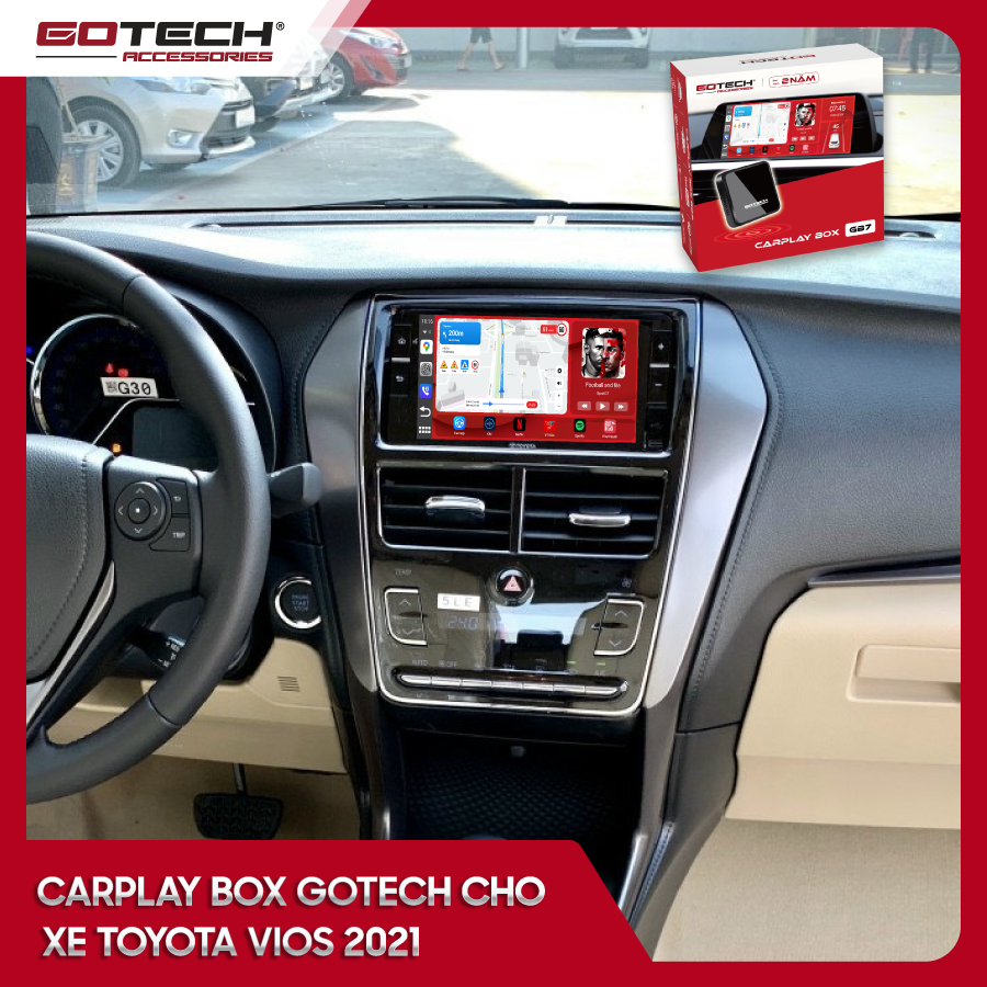 ANDROID BOX GOTECH CHO XE TOYOTA VIOS 2021
