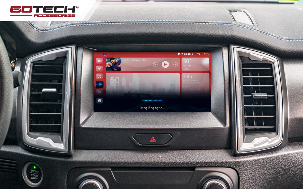 Android Box cho xe Ford Raptor